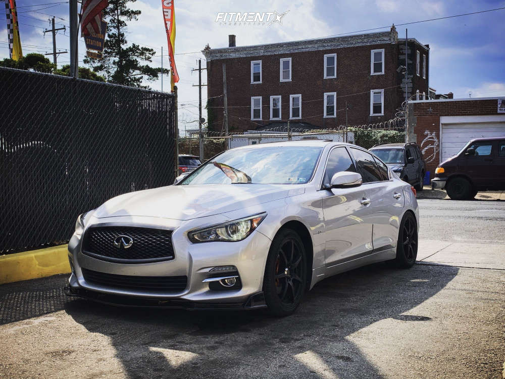 2014 INFINITI Q50 Premium with 18x7.5 Enkei Edr9 and Continental 245x40 ...