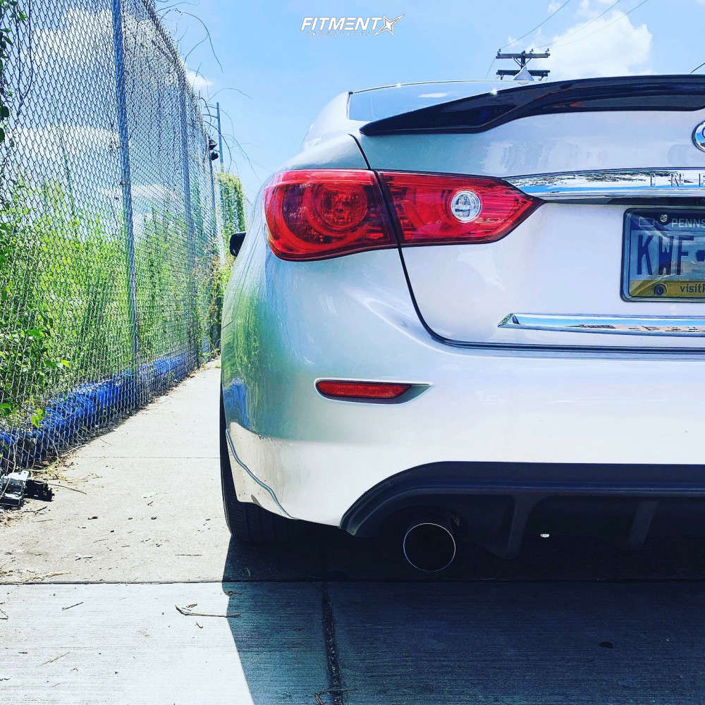 2014 INFINITI Q50 Premium with 18x7.5 Enkei Edr9 and Continental 245x40 ...