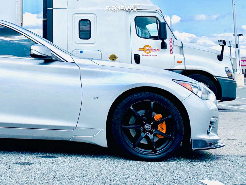 2014 INFINITI Q50 Premium with 18x7.5 Enkei Edr9 and Continental 245x40 ...
