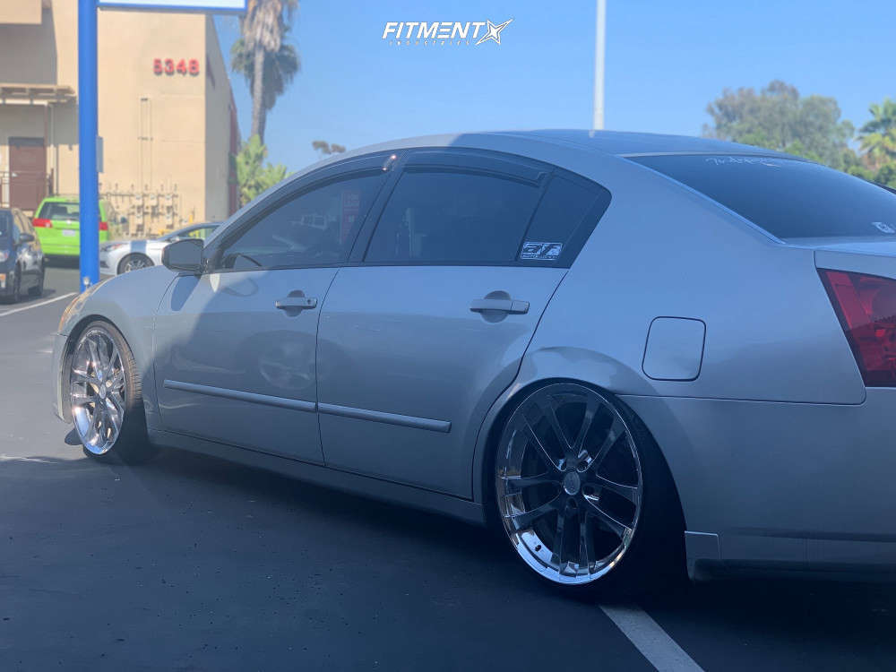 2004 Nissan Maxima SE with 20x8.5 Weds Lxz and Lionhart 225x25 on ...