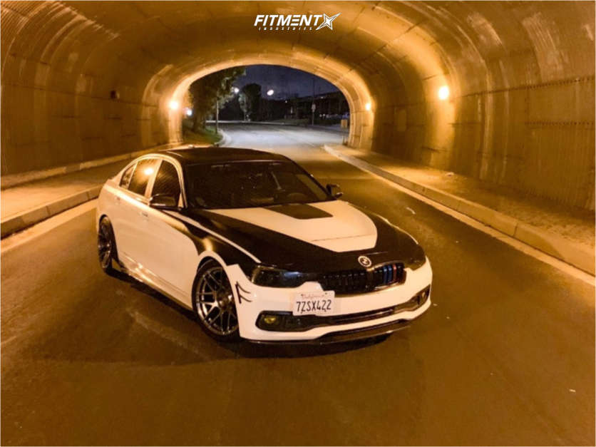 2017 BMW 320i Base with 18x8.5 ESR Rf1 and Accelera 235x40 on Coilovers ...
