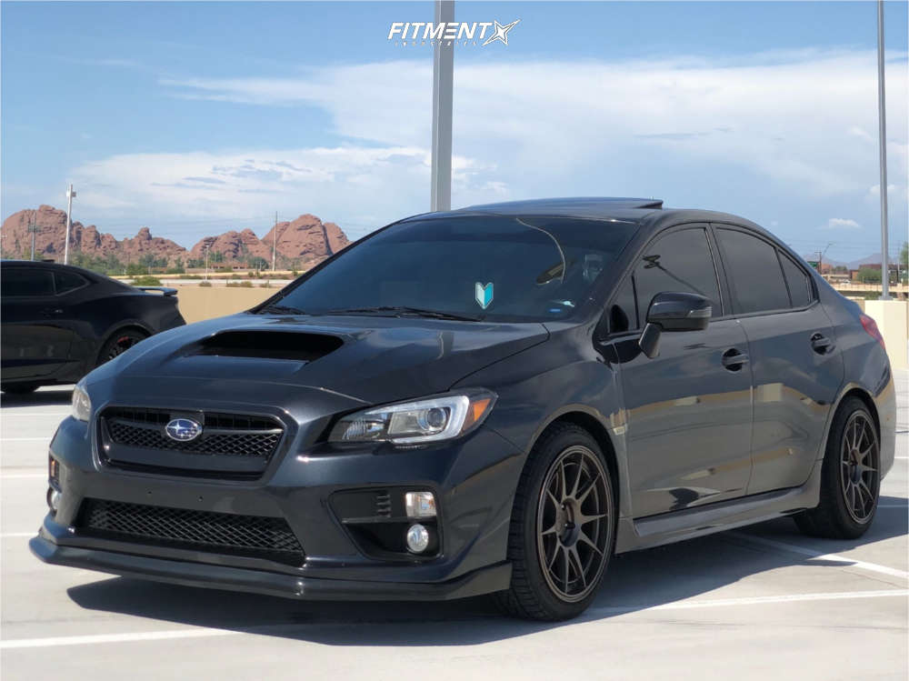 2016 Subaru WRX Premium with 19x9.5 ESR Sr13 and Nitto 245x35 on Stock ...
