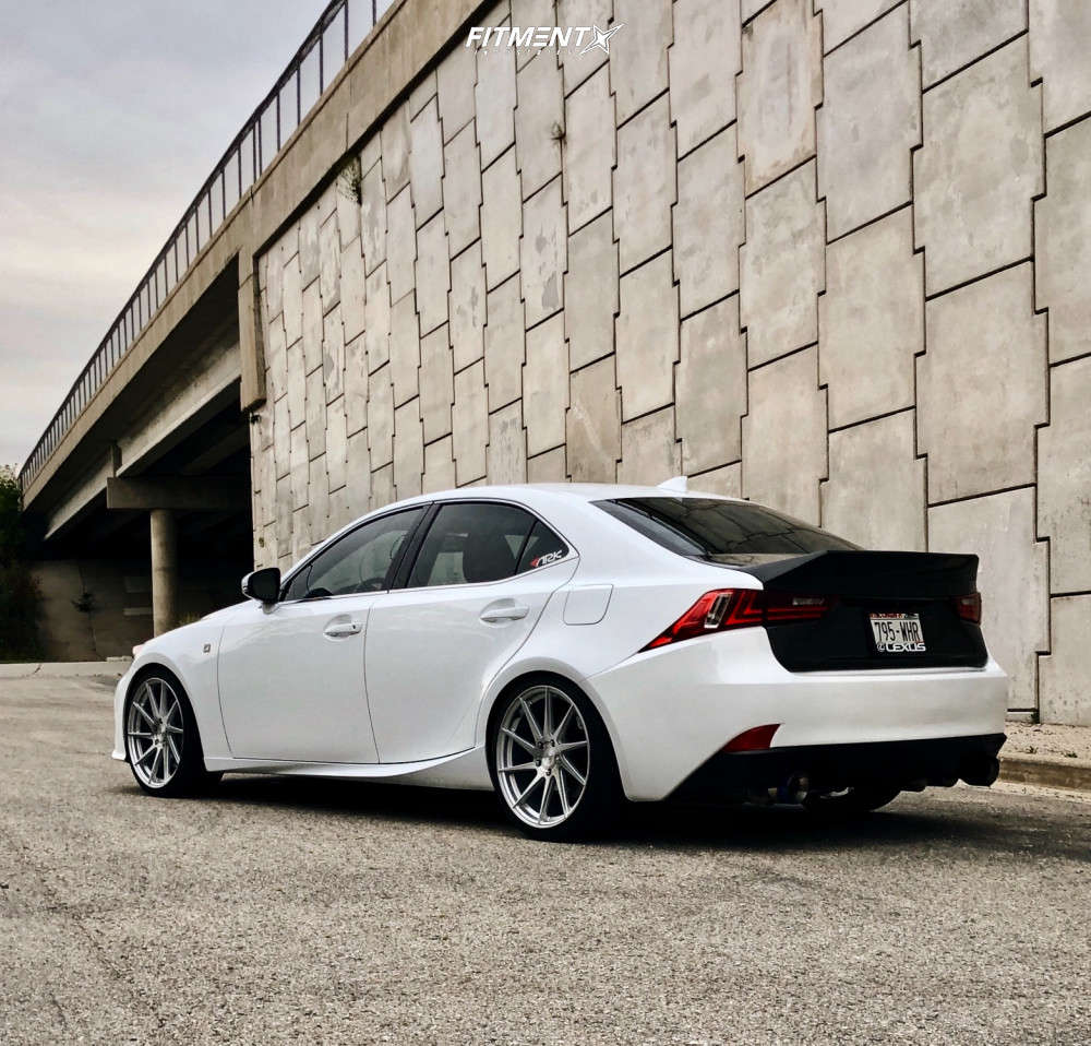 2014 Lexus IS350 F Sport with 19x8.5 Avant Garde M621 and Firestone ...