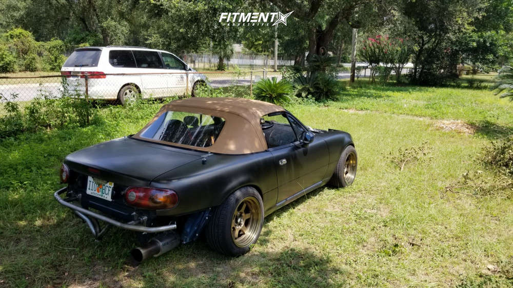 1995 Mazda MX-5 Miata Base with 15x8 MST Time Attack and Hankook 205x50 ...