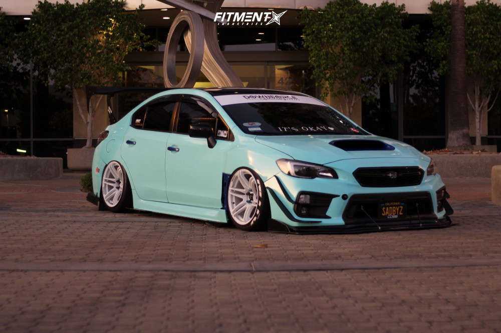 2018 Subaru WRX Base with 18x10.5 Cosmis Racing Mrii and Nitto 255x35 ...