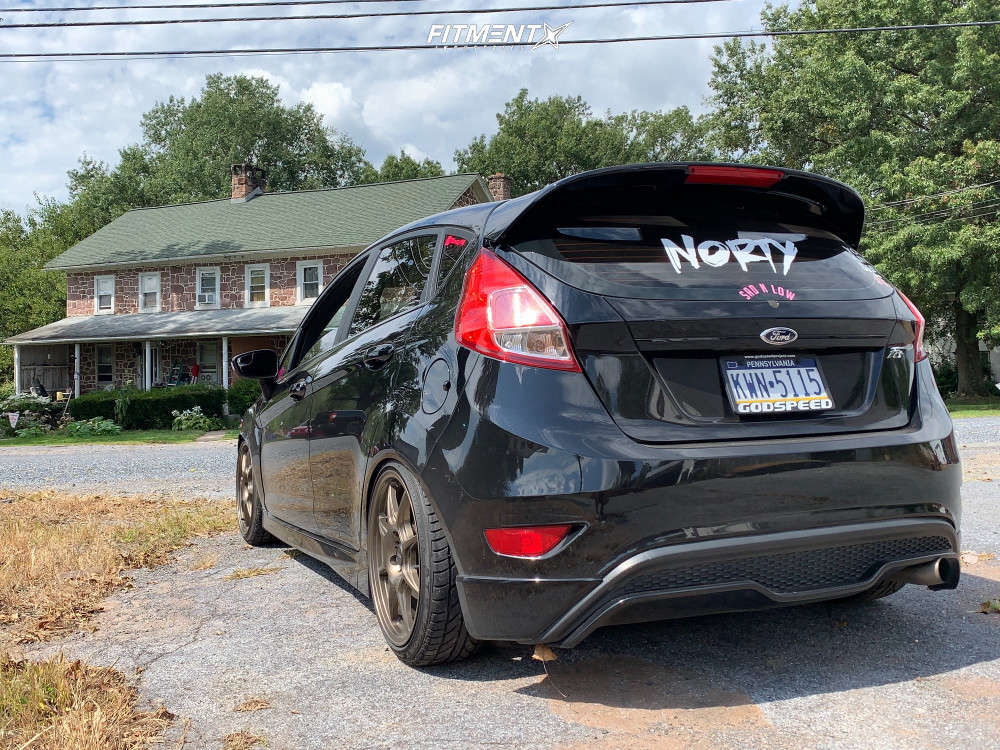 2016 Ford Fiesta ST with 17x8 Konig Lockout and Achilles 205x40 on ...