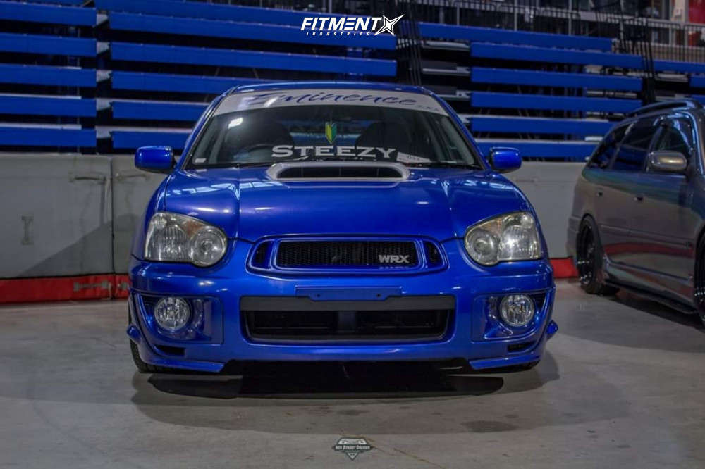 2003 Subaru WRX Base with 17x8.5 ESR Sr06 and Nitto 215x45 on Lowering ...