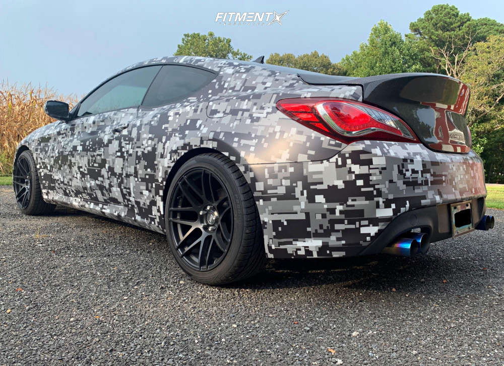 2016 Hyundai Genesis Coupe 3.8 with 19x9.5 ESR Rf1 and Ohtsu 255x35 on ...