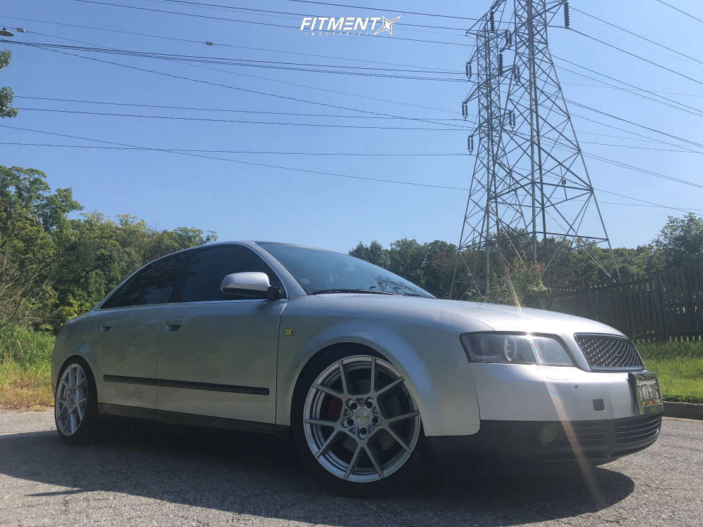2002 Audi A4 Quattro Base with 18x8.5 Rotiform Kps and Federal 225x40 ...