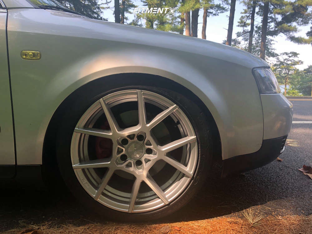 2002 Audi A4 Quattro Base with 18x8.5 Rotiform Kps and Federal 225x40 on Coilovers | 791294 ...