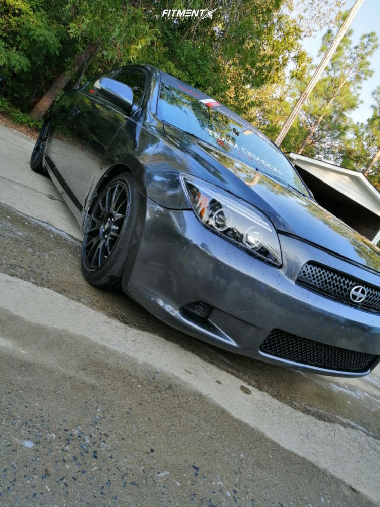 2005 Scion TC 2dr Hatchback (2.4L 4cyl 5M) with 17x8 Motegi Mr118 and ...