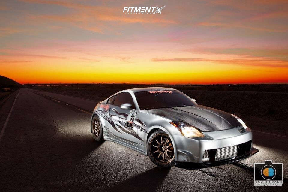 2003 Nissan 350Z Performance with 18x9 Volk Ce28n and Toyo Tires 245x40 ...