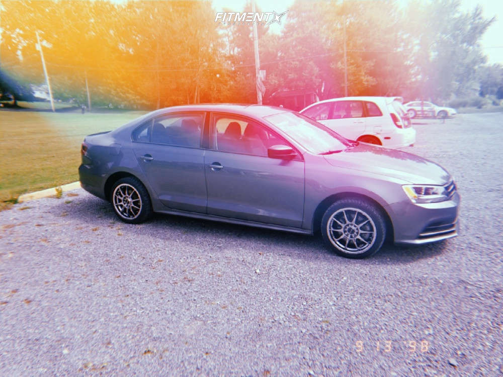 2016 Volkswagen Jetta S with 16x7 Vision Venom and Nitto 205x40 on ...