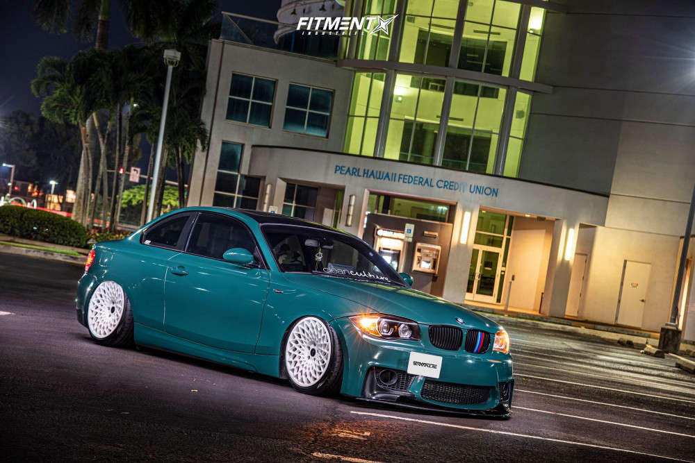 2008 BMW 135i Base with 18x8.5 JNC Jnc043 and Federal 205x40 on Air ...