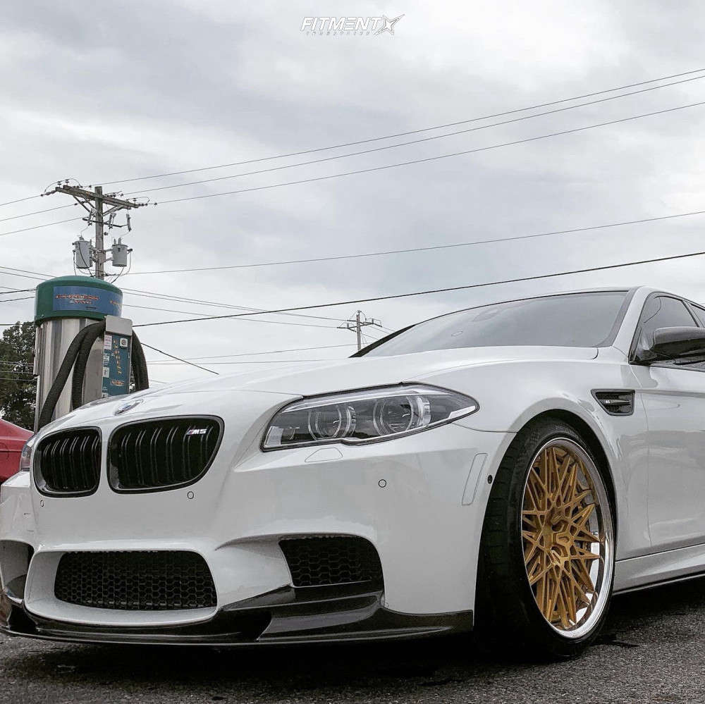 2015 BMW M5 Base with 20x10 Rotiform Forged Qlb and Kumho 255x35 on ...