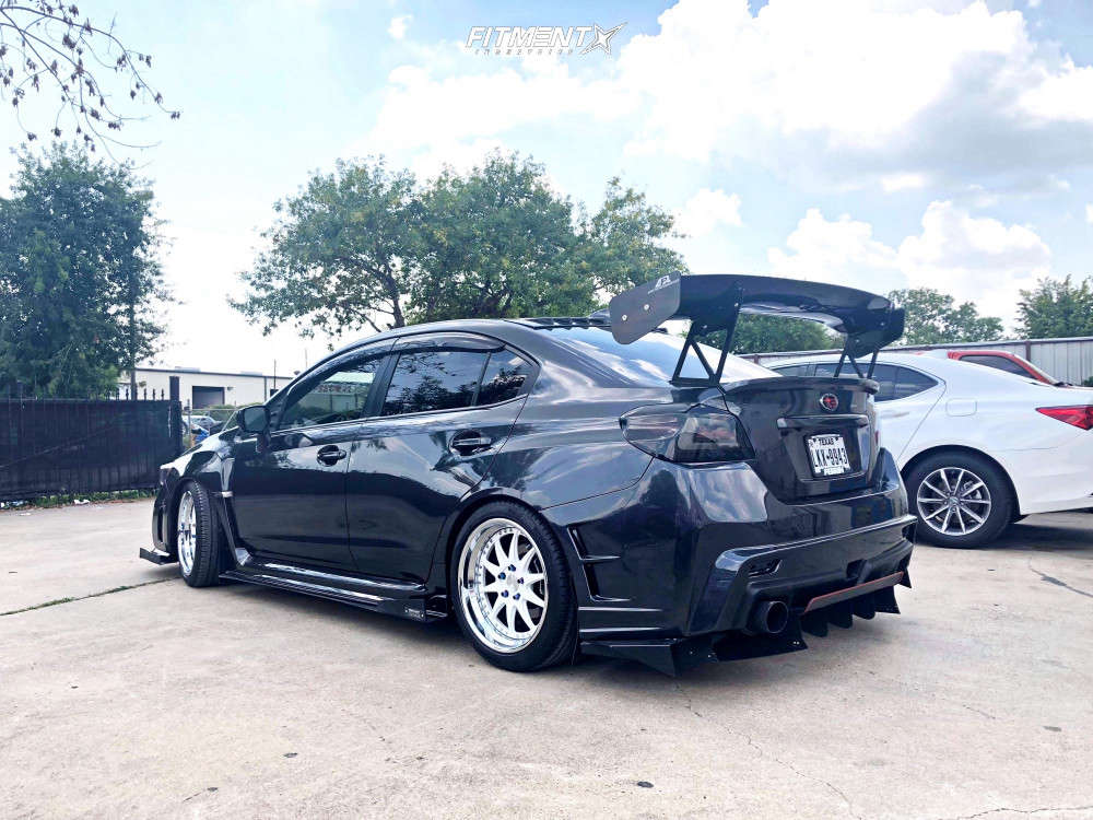 2018 Subaru WRX Base with 18x10 Avant Garde F120 and Michelin 265x35 on ...