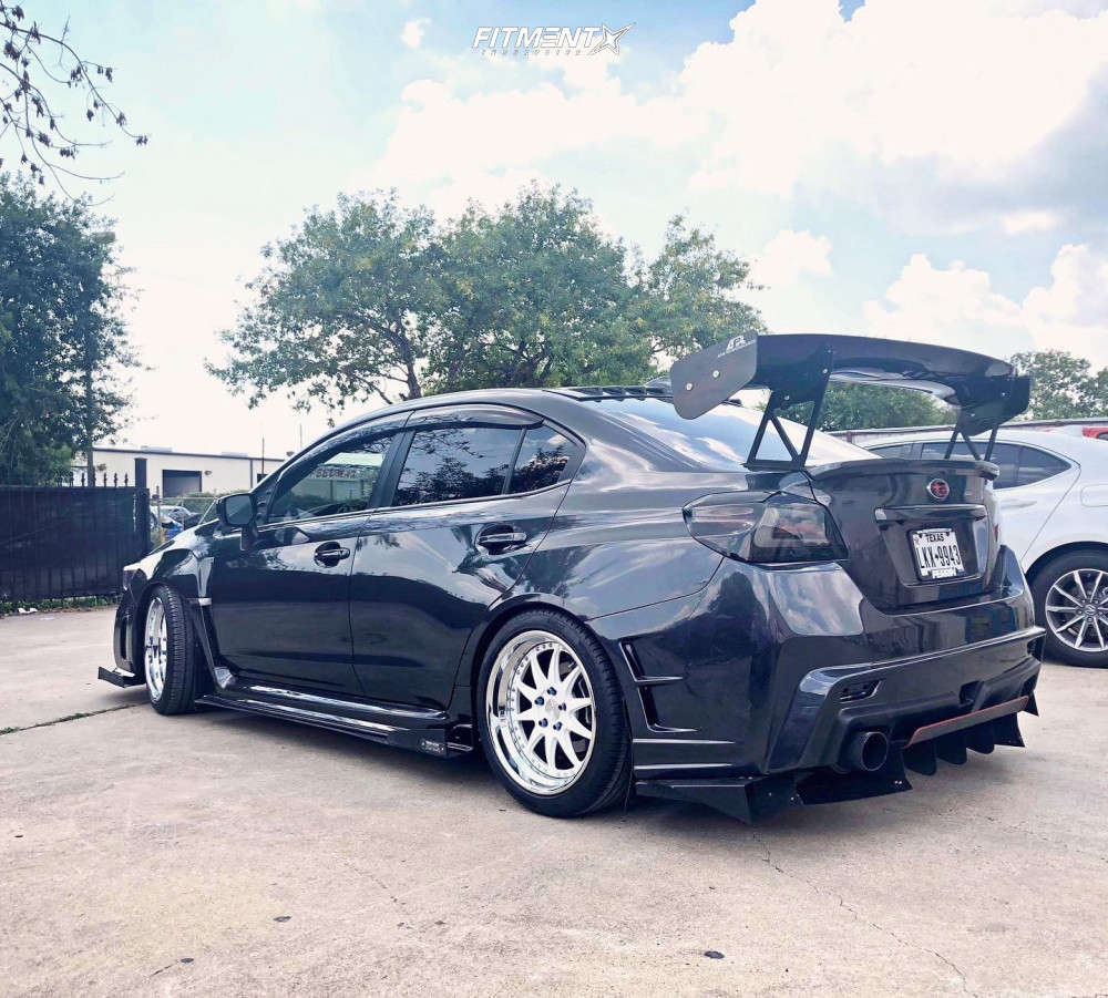 2018 Subaru WRX Base with 18x10 Avant Garde F120 and Michelin 265x35 on ...