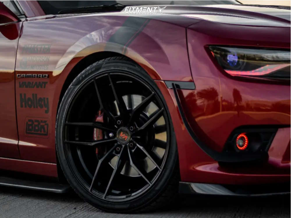 2014 Chevrolet Camaro SS with 20x10 Variant Krypton and Michelin 285x30 ...