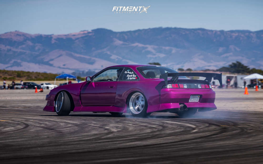 1995 Nissan 240SX SE with 18x10.5 Weds Lxz and Federal 225x40 on ...