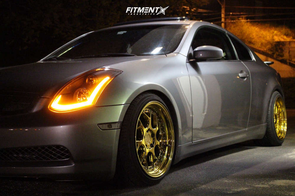 2004 INFINITI G35 Rwd 2dr Coupe w/Leather (3.5L 6cyl 6M) with 18x9.5 ...