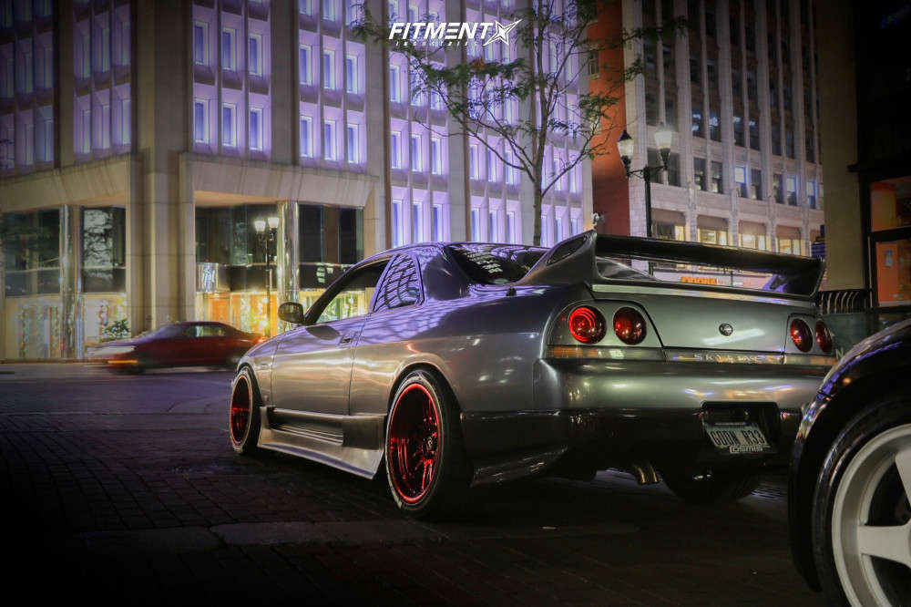 1993 Nissan Skyline R33 Base with 17x9 Cosmis Racing XT-206R and ...