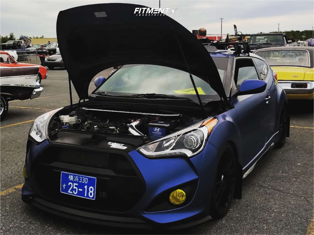 2016 Hyundai Veloster Rally Edition with 18x7.5 Rays Engineering Rally ...