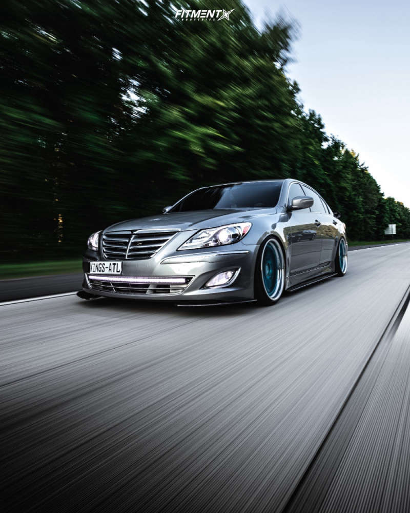 2013 Hyundai Genesis 3.8 with 20x10.5 SevenK Korsa and Achilles 245x30 ...