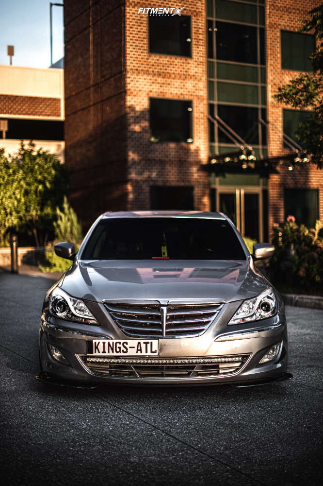 2013 Hyundai Genesis 3.8 with 20x10.5 SevenK Korsa and Achilles 245x30 ...