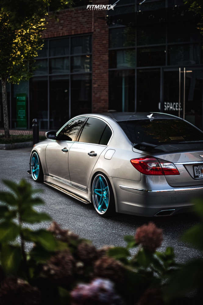 2013 Hyundai Genesis 3.8 with 20x10.5 SevenK Korsa and Achilles 245x30 ...