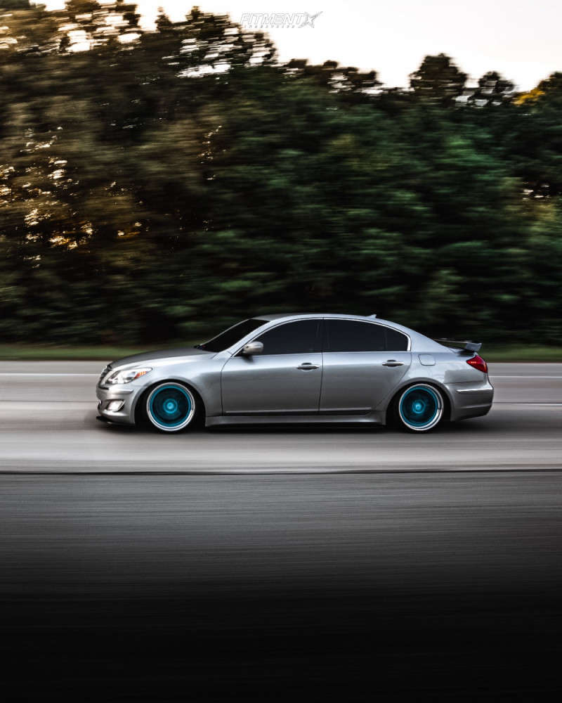 2013 Hyundai Genesis 3.8 with 20x10.5 SevenK Korsa and Achilles 245x30 ...