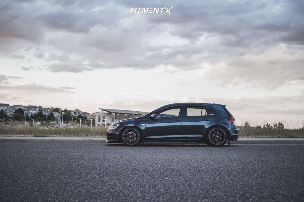 2016 Volkswagen GTI S with 18x8.5 Neuspeed Rse10 and Michelin 235x40 on ...