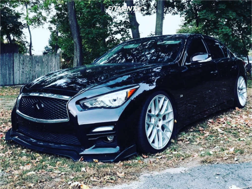 2014 INFINITI Q50 Sport with 20x9 Velgen Vmb7 and Sumitomo 245x35 on ...