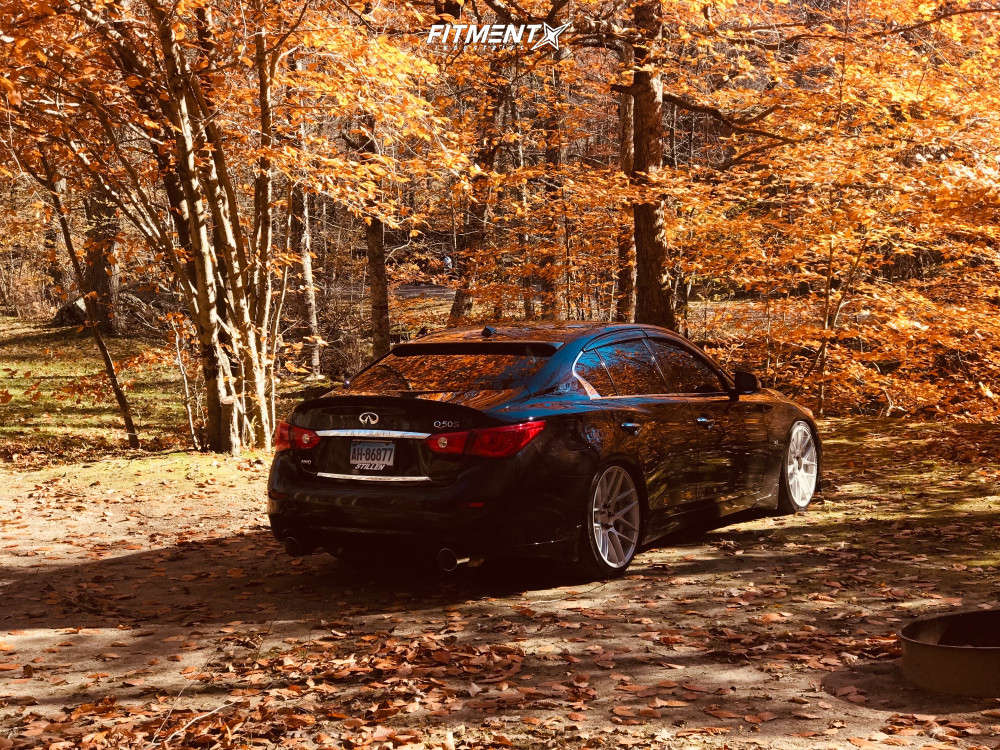 2014 INFINITI Q50 Sport with 20x9 Velgen Vmb7 and Sumitomo 245x35 on ...