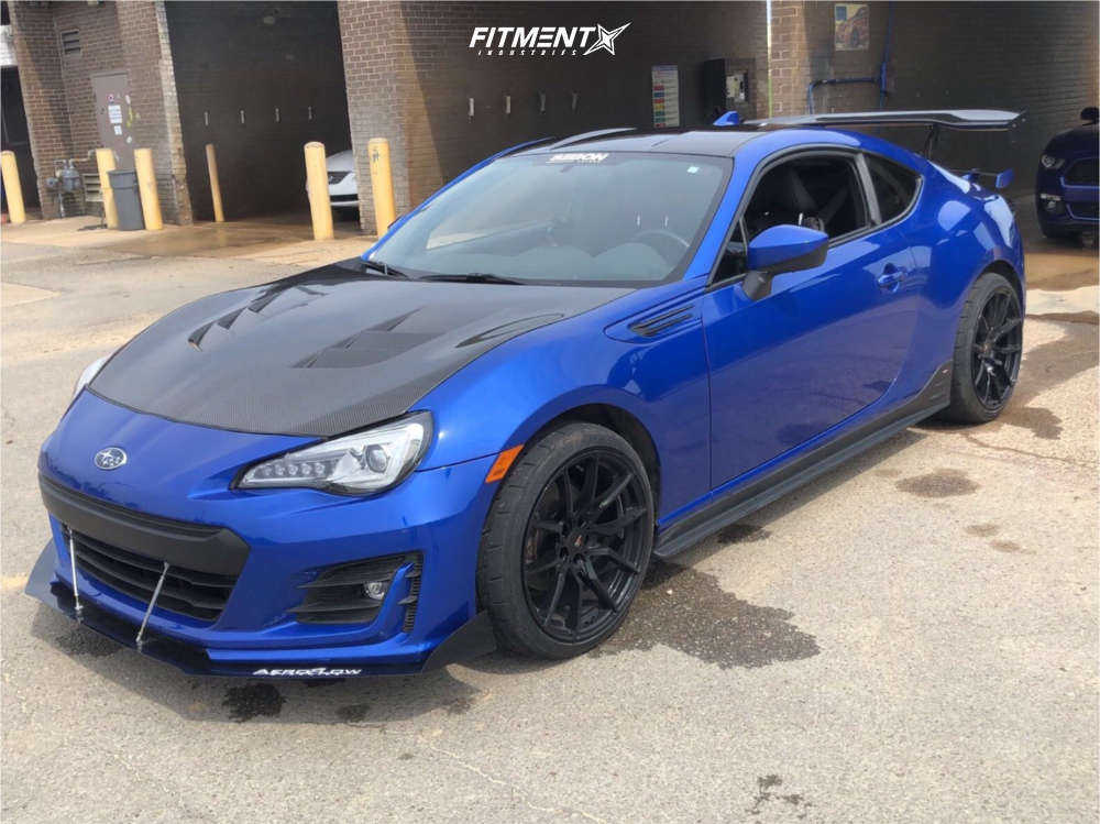 2018 Subaru BRZ Limited with 18x9.5 Option Lab R716 and Firestone 235x45 on Stock Suspension ...