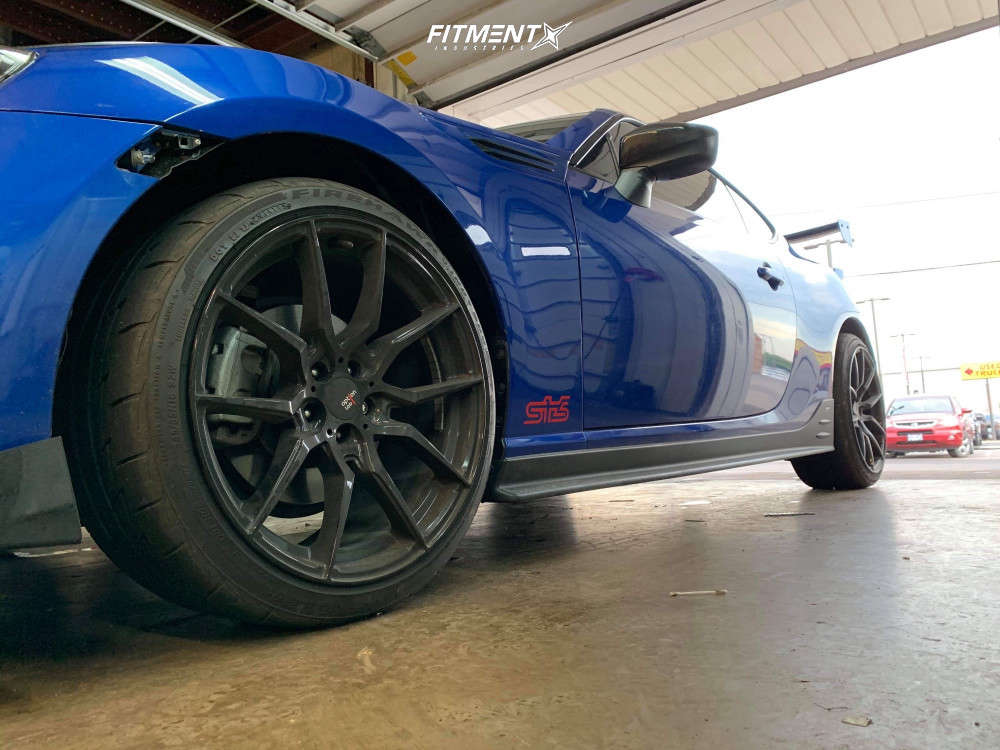 2018 Subaru BRZ Limited with 18x9.5 Option Lab R716 and Firestone 235x45 on Stock Suspension ...