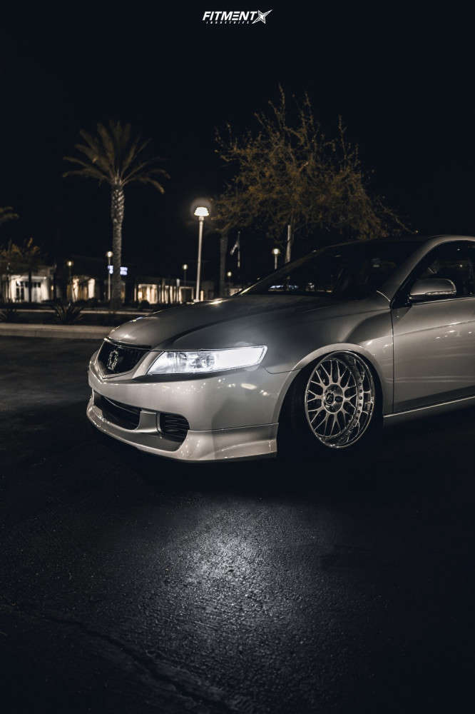 2004 Acura TSX Base with 18x10.5 Work Vs Xx and Achilles 225x35 on Air ...