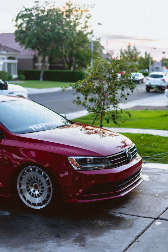 2015 Volkswagen Jetta SE with 18x8.5 Rotiform Ccv and Achilles 215x35 ...