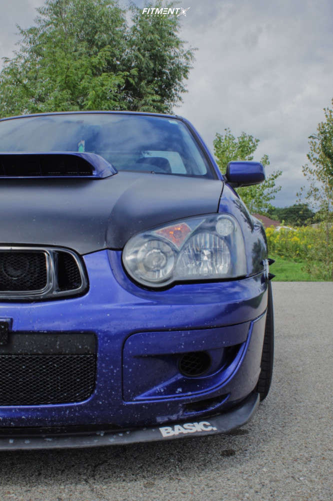 2004 Subaru Impreza RS with 18x9.5 ESR Sr01 and Hankook 235x40 on ...
