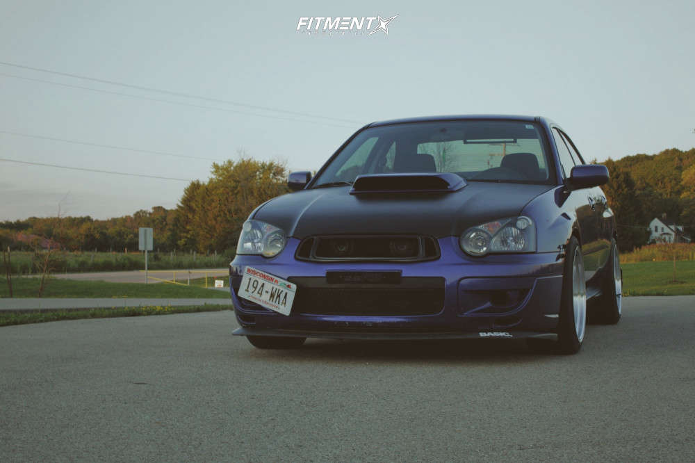 2004 Subaru Impreza RS with 18x9.5 ESR Sr01 and Hankook 235x40 on ...