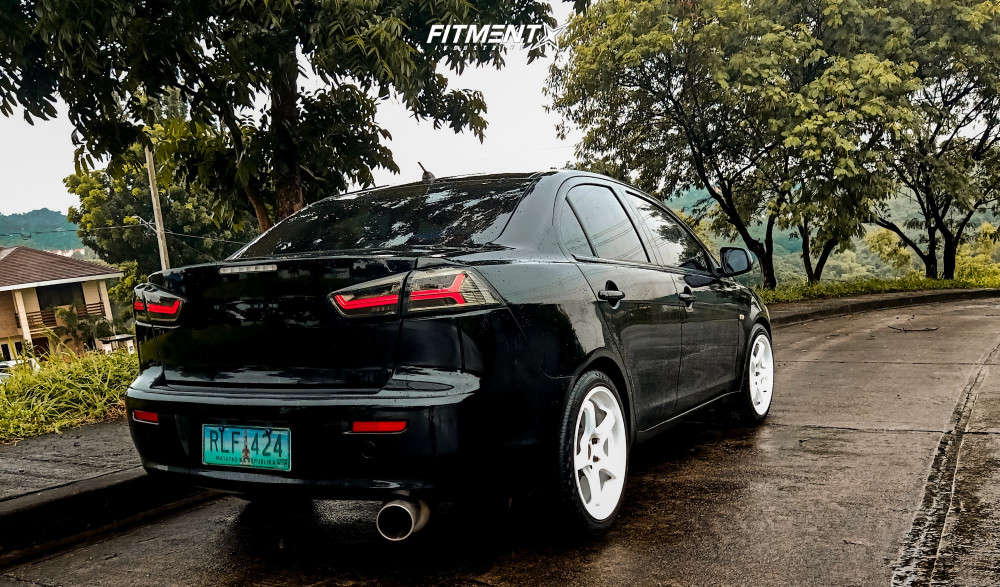 2011 Mitsubishi Lancer GTS with 18x8.5 Rota Rt5 and Nankang 225x45 on ...