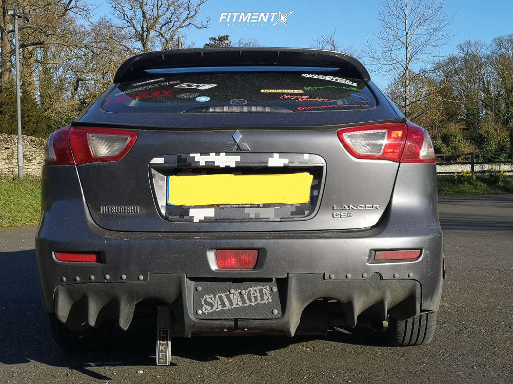 2009 Mitsubishi Lancer ES with 19x8.5 Work Emotion Cr Kiwami and ...