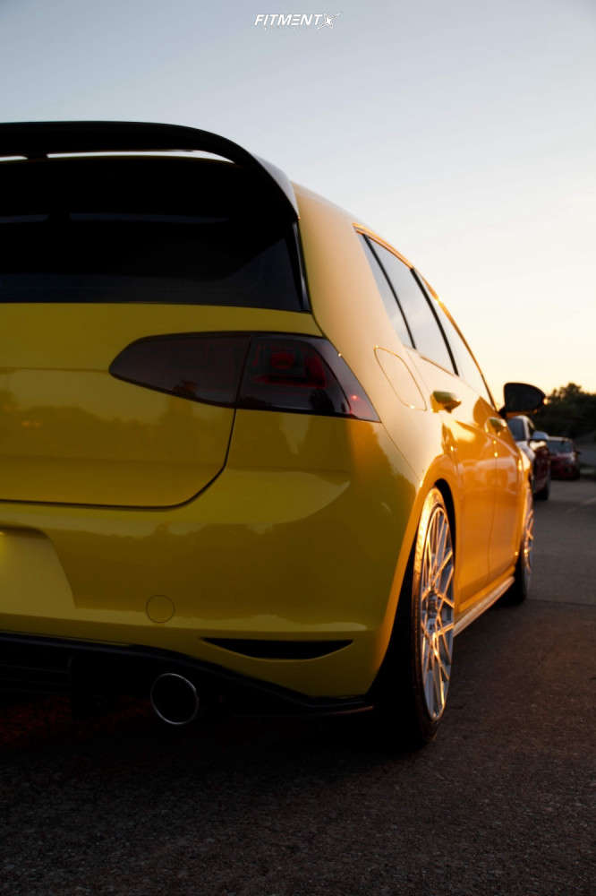 2016 Volkswagen GTI S with 18x8.5 Rotiform Blq and Firestone 235x40 on ...