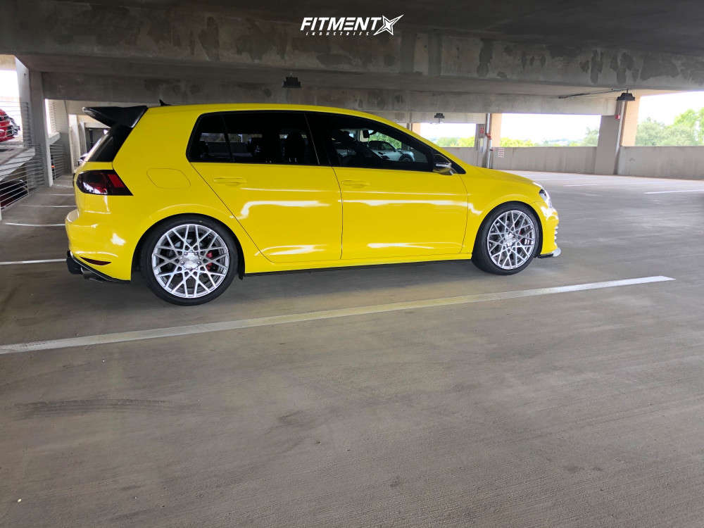 2016 Volkswagen GTI S with 18x8.5 Rotiform Blq and Firestone 235x40 on ...
