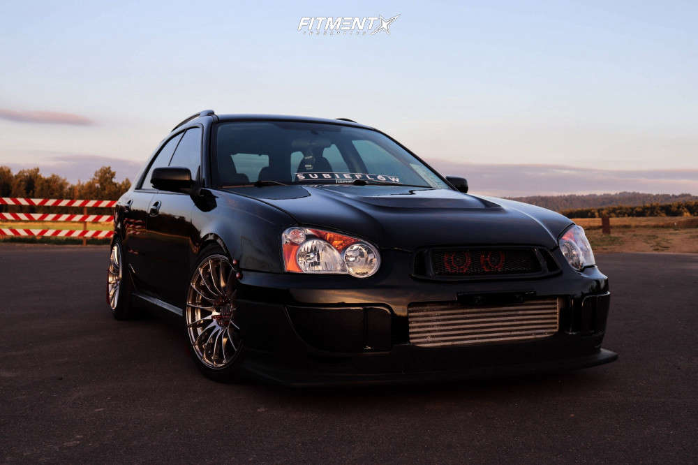 2004 Subaru WRX Base with 18x8.75 XXR 550 and Nitto 235x40 on Coilovers ...