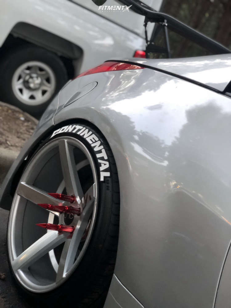2008 Nissan 350Z Nismo with 19x9.5 JNC Jnc026 and Continental 245x35 on ...