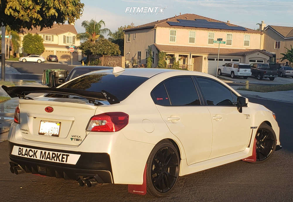 2019 Subaru WRX Base with 19x9.5 Niche Misano and Lexani 245x35 on ...