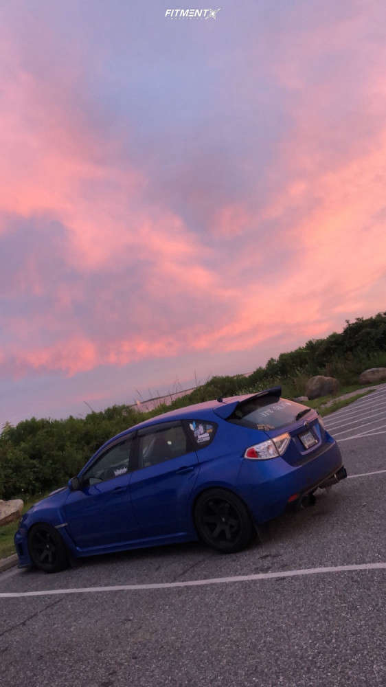 2012 Subaru WRX Base with 18x10.5 MST Mt01 and Hankook 225x45 on ...