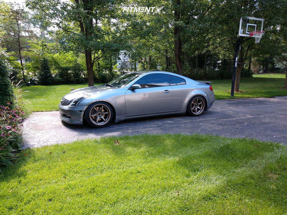 2005 INFINITI G35 Base with 18x9.5 Ambit SR71 and Achilles 235x40 on ...
