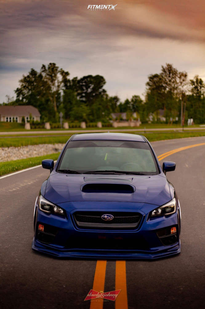 2017 Subaru WRX Base with 18x10.5 Weds ERM and Federal 225x35 on Air ...