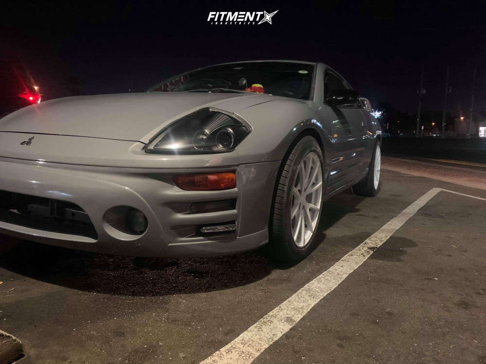 2003 Mitsubishi Eclipse RS with 18x8.5 ESR Sr08 and Michelin 235x45 on ...